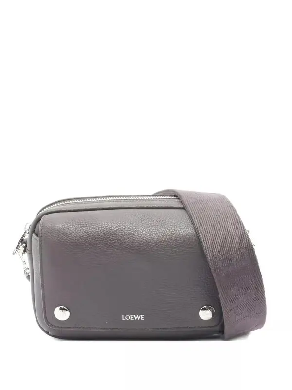Loewe Pebble Messenger Shoulder Bag - Grey