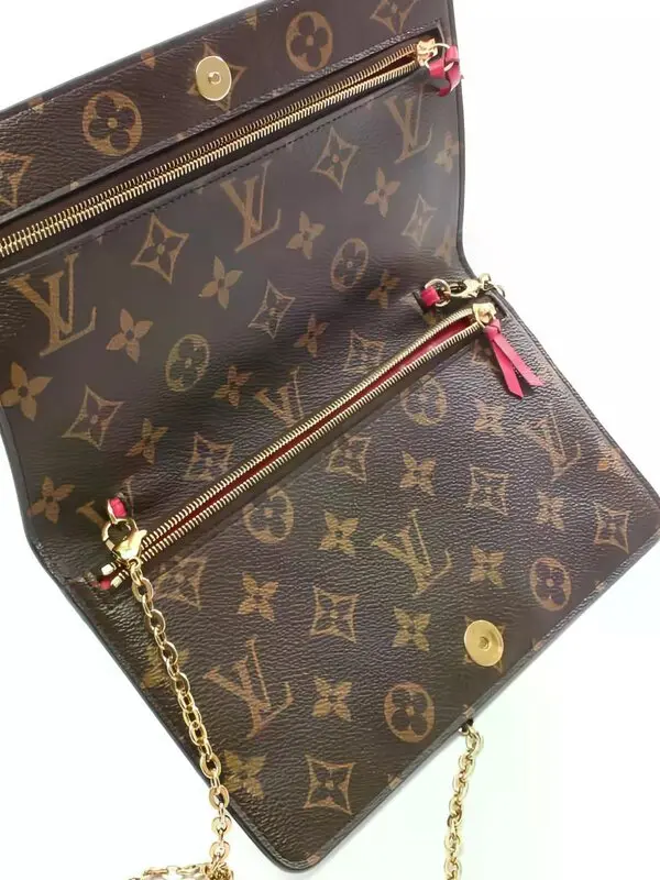 LOUIS VUITTON 2018 Monogram Chain Wallet