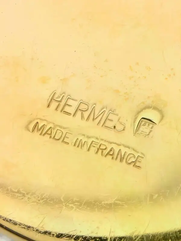 Hermès 2010s Graphic-print Brooch