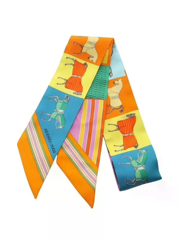 Hermès 2010s Silk Ribbon Scarf