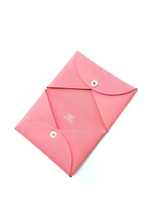 Hermès Calvi Coin Purse - Pink
