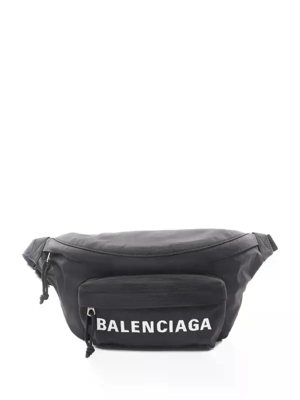 Balenciaga 2010s Wheel Belt Bag - Black