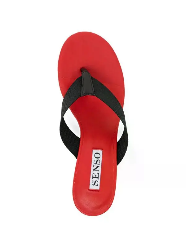 Senso 75mm Frida Heeled Sandals - Red