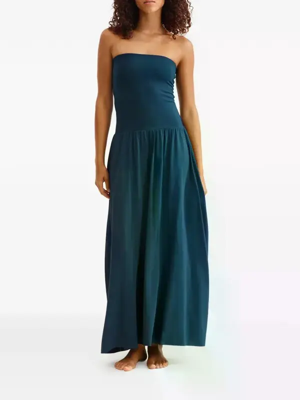 ERES Oda Strapless Maxi Dress - Blue