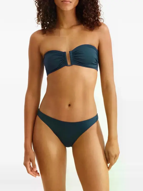 ERES Ruched Bandeau Bikini Top