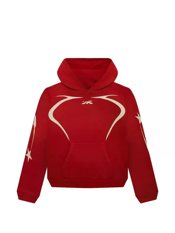 HELLSTAR Graphic-print Hoodie - Red