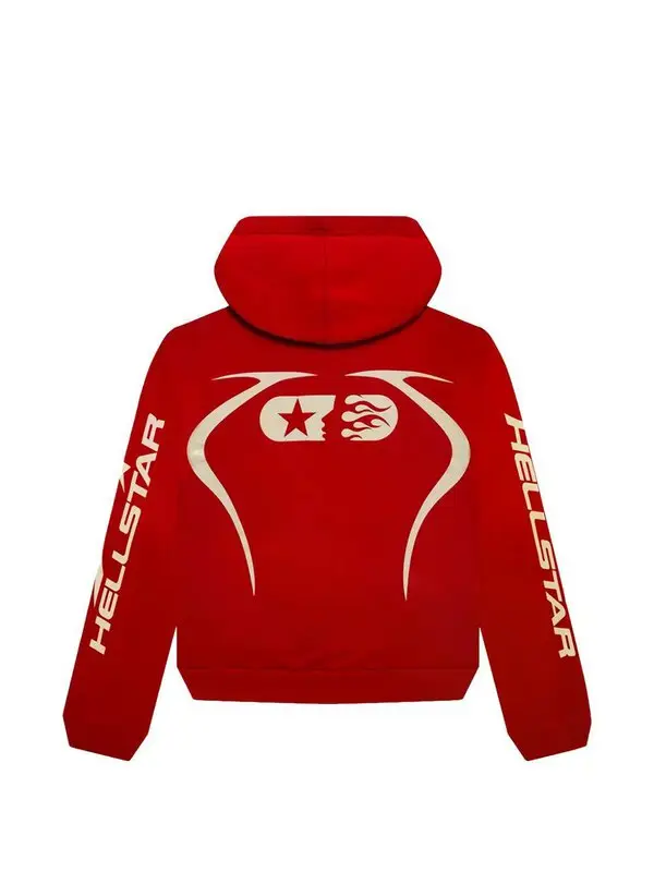 HELLSTAR Graphic-print Hoodie - Red