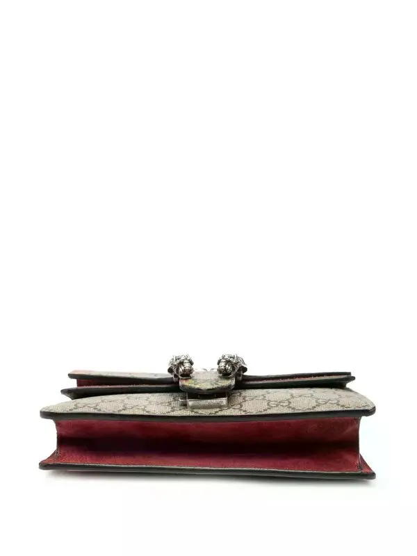 Gucci 2016-2025 Small Gg Supreme Blooms Dionysus Crossbody Bag - Brown