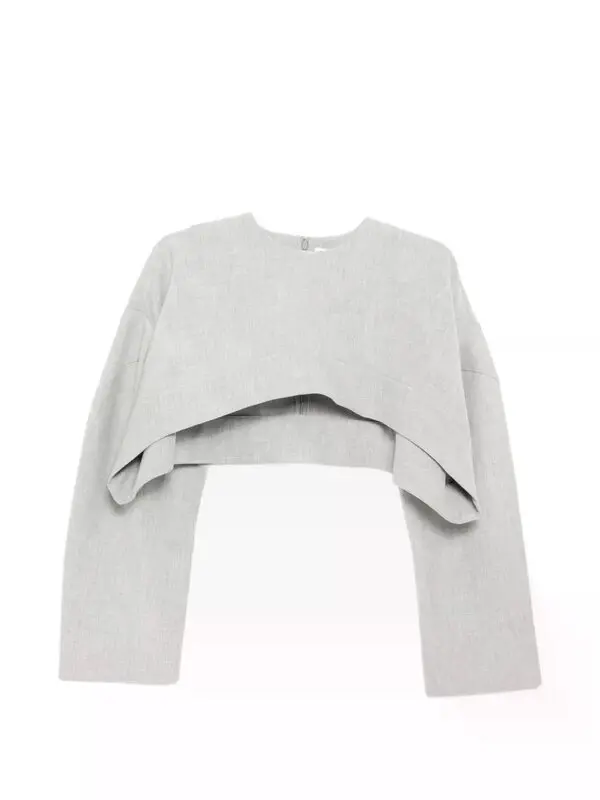 ENFOLD Crew-neck Crop Top