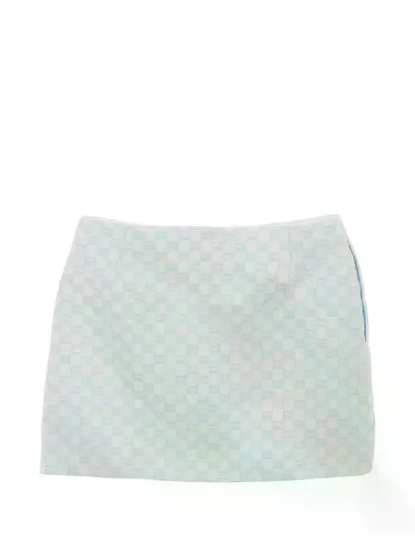 Gucci 2020s Gg Cotton Bouclé Mini Skirt