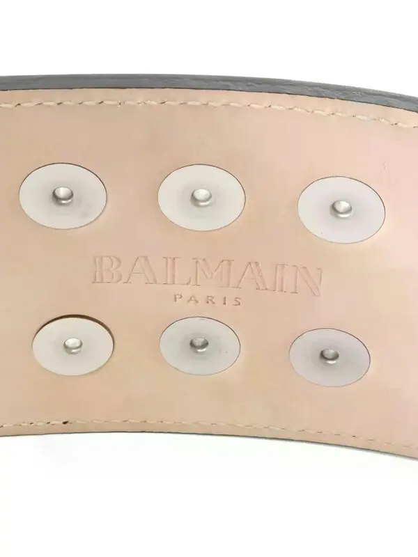 Balmain 2010s Chain Leather Belt