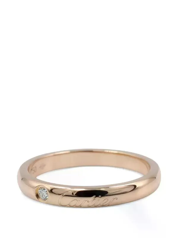 CARTIER 2010s C De Diamond Wedding Ring - Pink