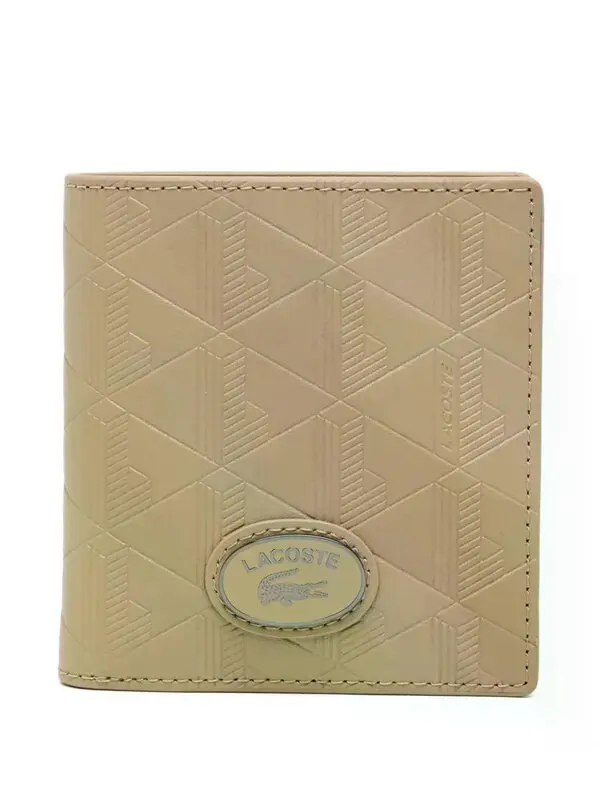 Lacoste Viennois Compact Wallet - Neutrals