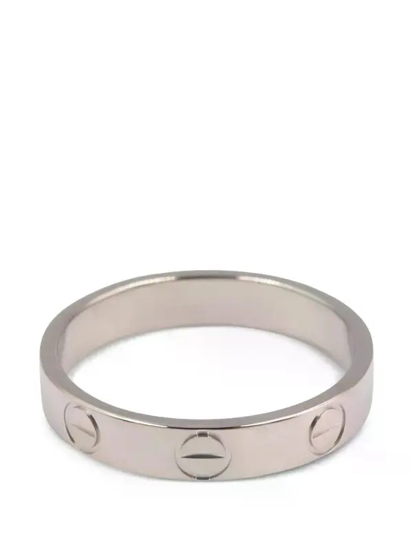 CARTIER 2010s Mini Love Ring - Silver
