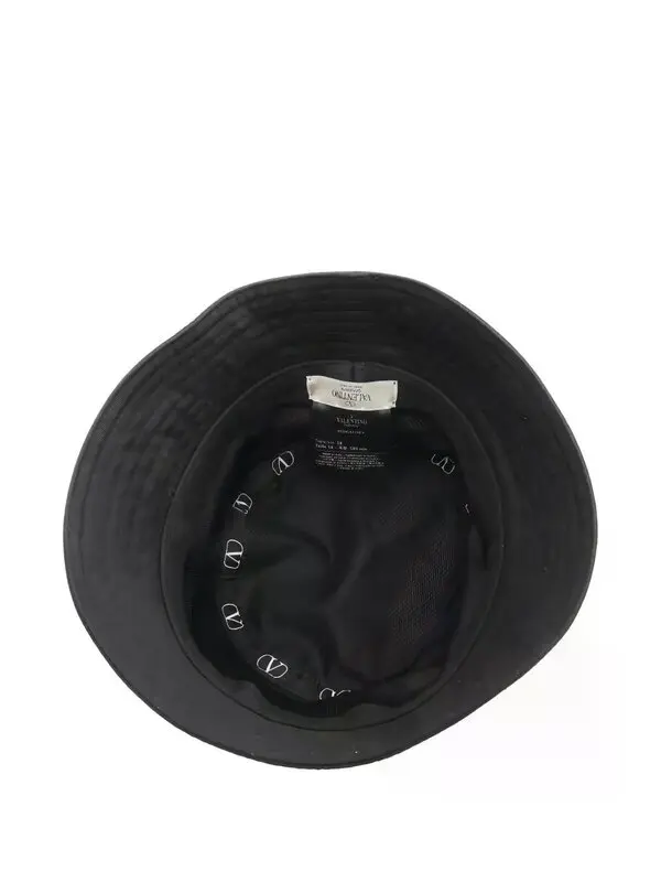 Valentino Garavani 2010s Logo Embroidery Bucket Hat