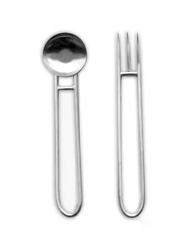 NATALIA CRIADO Artefacto Cutlery Set - Silver