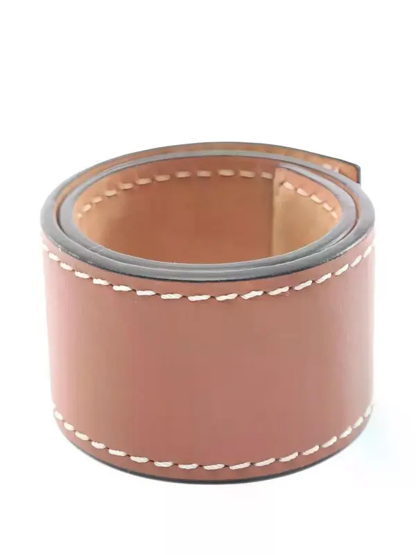 Loewe 2010s Leather Bracelet - Brown