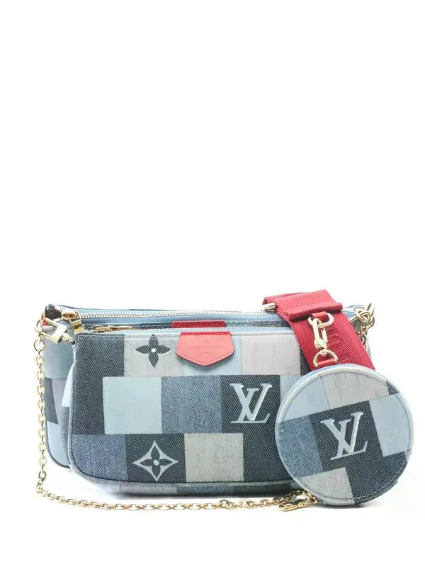 LOUIS VUITTON 2019 Denim Monogram Shoulder Bag