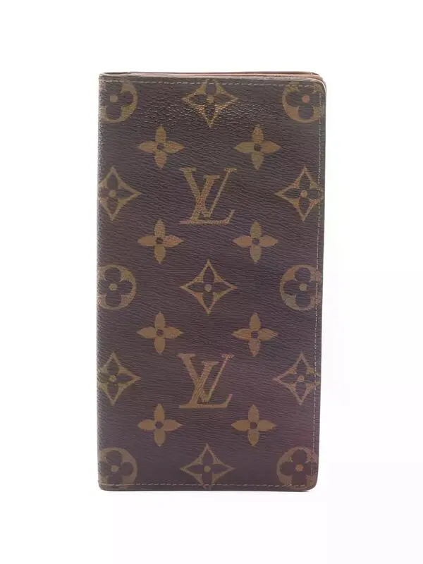 LOUIS VUITTON 1990s Monogram Canvas Bifold Wallet - Brown