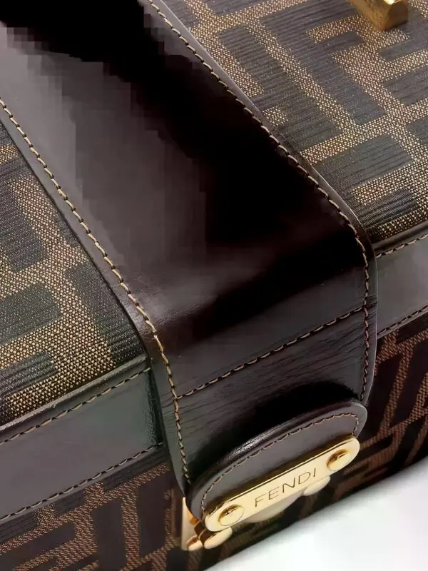 Fendi 2010s Zucca Monogram Vanity Case