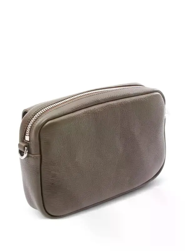 Loewe Pebble Leather Messenger Bag - Brown