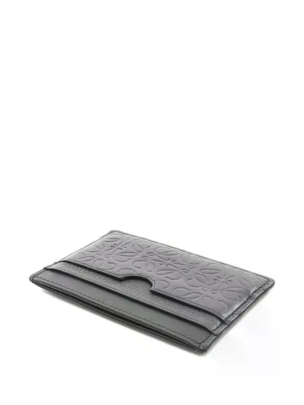 Loewe 2010s Anagram Leather Card Case