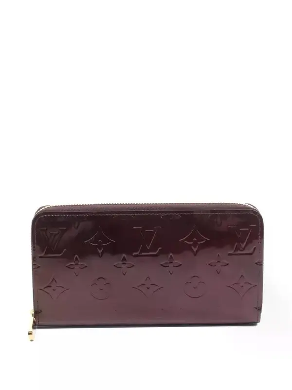 LOUIS VUITTON 2010s Monogram Embossed Wallet - Red