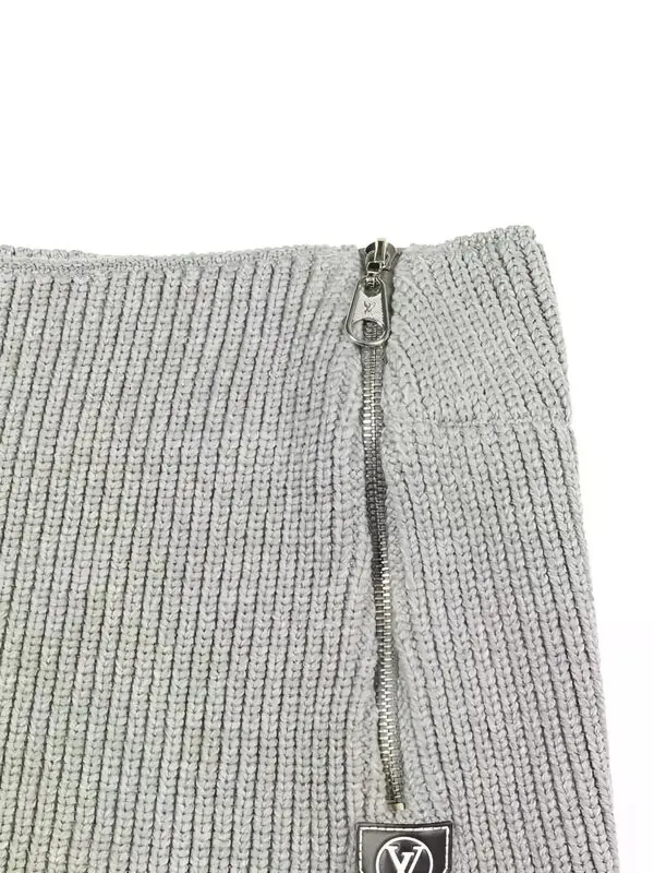LOUIS VUITTON 2010s Knit Wool Skirt
