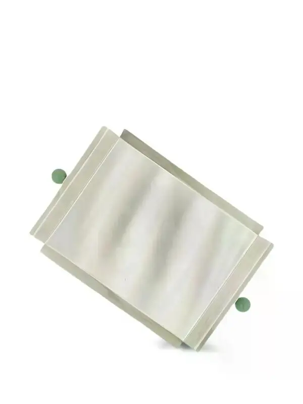 NATALIA CRIADO Rectangle-shape Tray - Silver