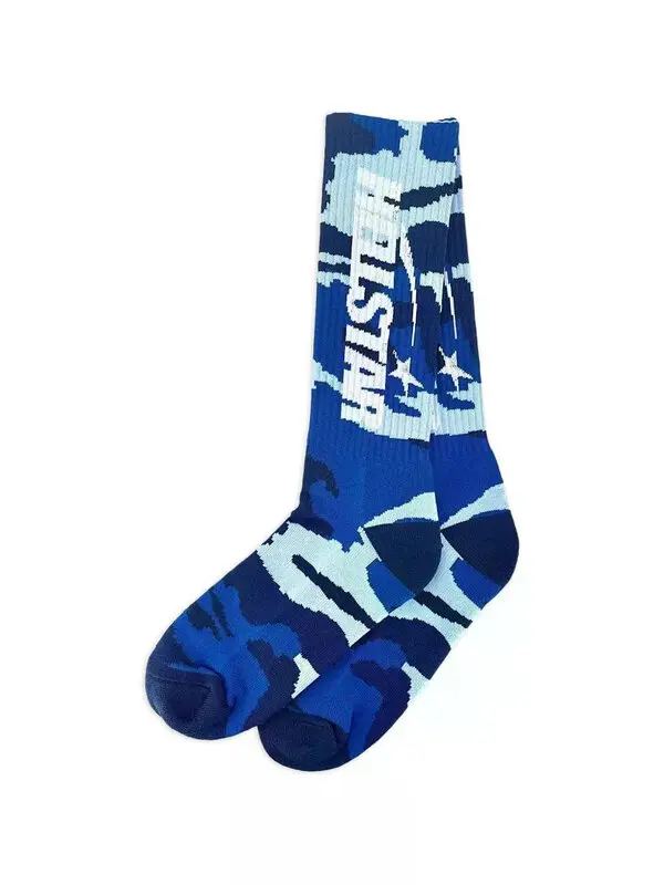 HELLSTAR Logo Camouflage Socks - Blue