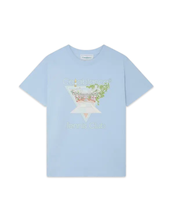 Casablanca Tennis Club Icon Short Sleeve T-shirt - Multicolor