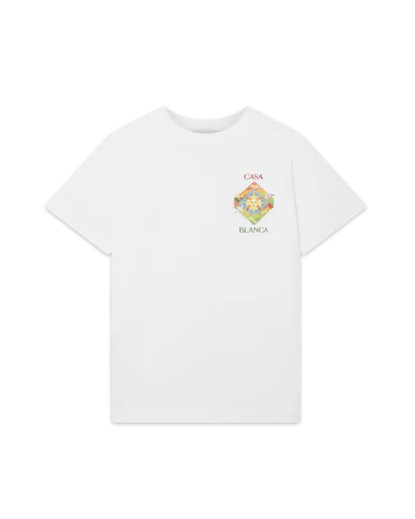 Casablanca Les Elements Short Sleeve T-shirt - Multicolor