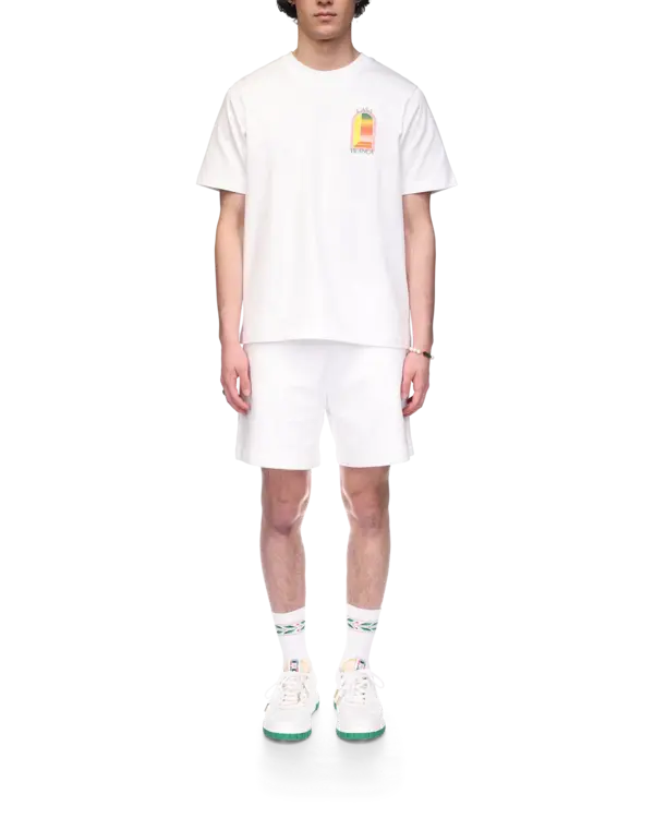 Casablanca Gradient L'arche Short Sleeve T-shirt - Pink