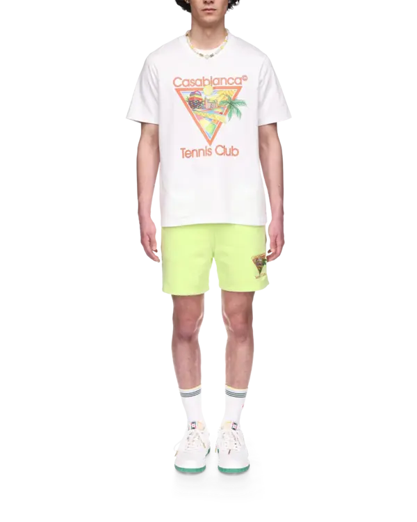 Casablanca Afro Cubism Tennis Club Short Sleeve T-shirt - Multicolor