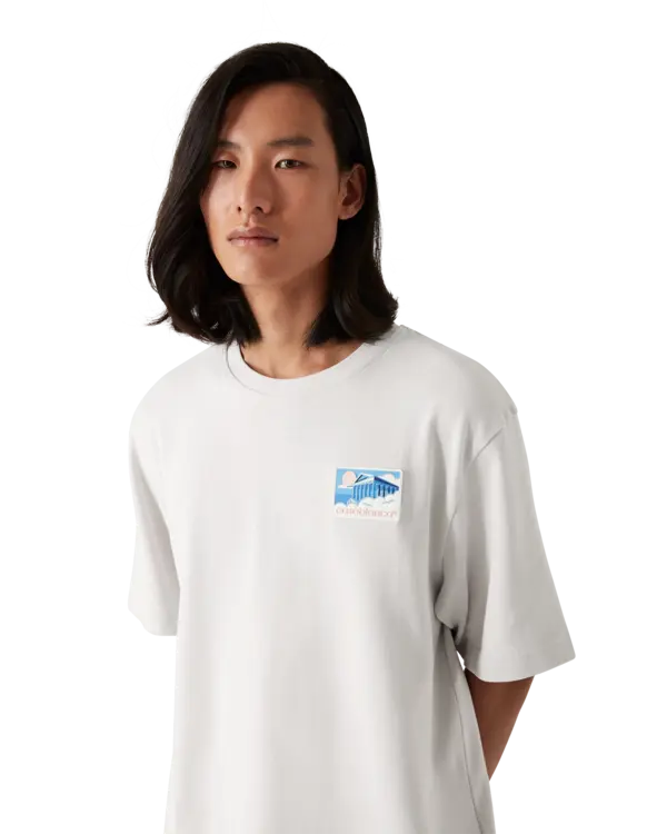Casablanca Greek Temple Short Sleeve T-shirt