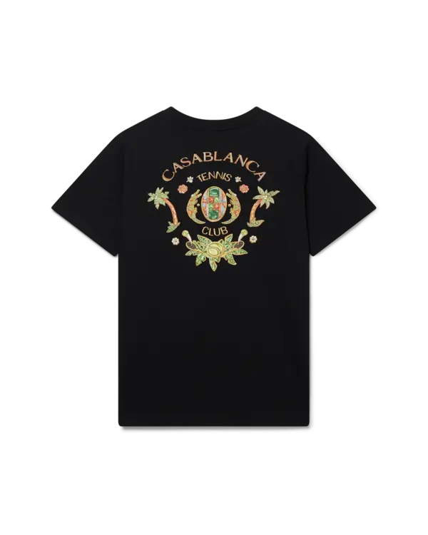 Casablanca Joyaux D'afrique Tennis Club Short Sleeve T-shirt - Multicolor