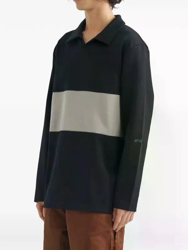 OFF DUTY Tape Pullover T-shirt - Black