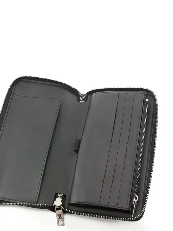 LOUIS VUITTON 2010 Zippy Organizer Leather Wallet - Black