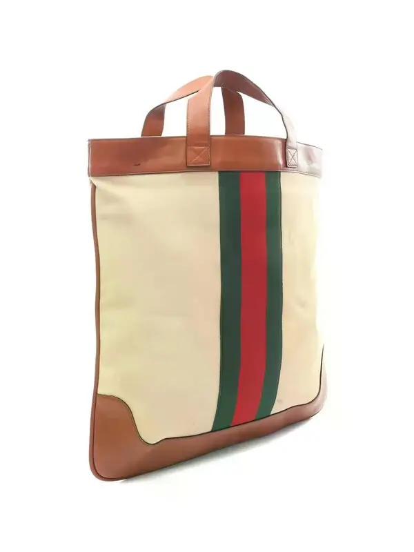 Gucci 2000s Large Canvas Tote Bag