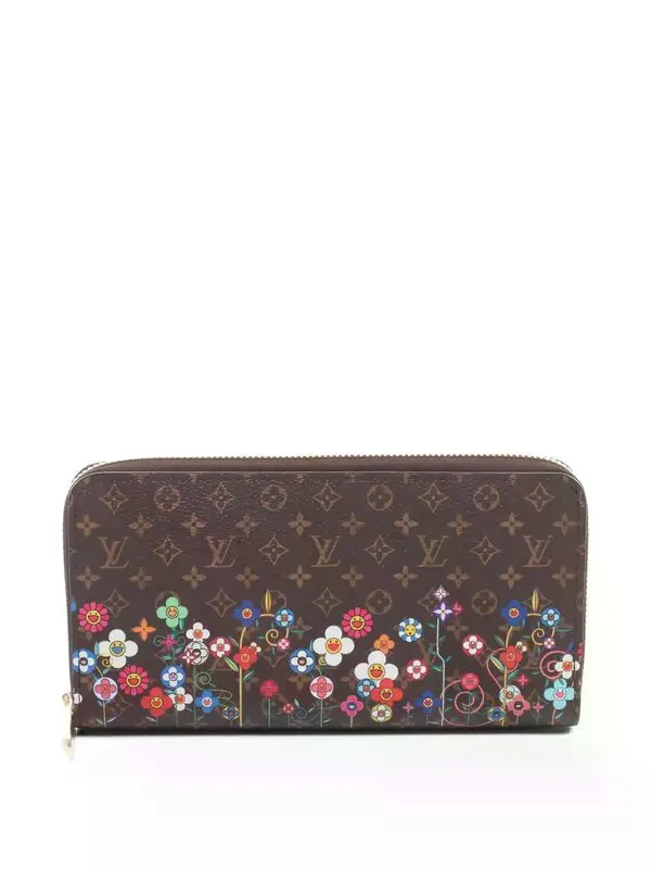 LOUIS VUITTON 2021 X Tm Monogram Zipped Wallet - Brown