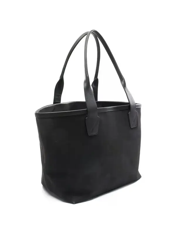 Balenciaga Jumbo Canvas Tote Bag With Leather Trims