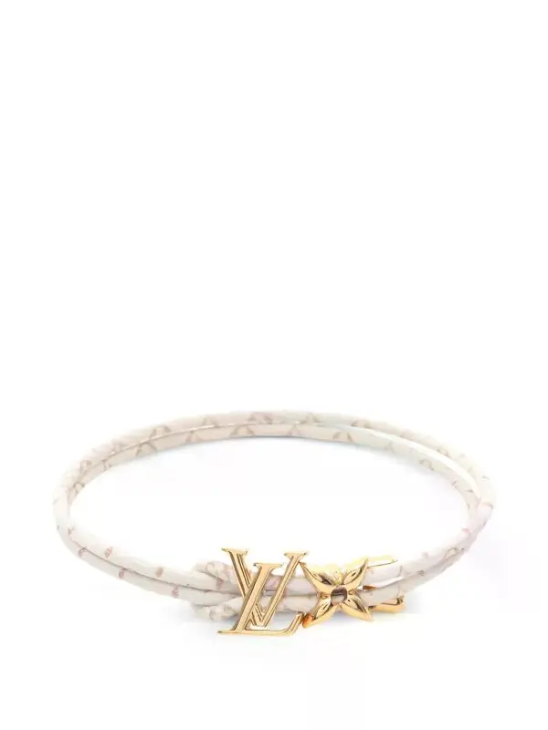 LOUIS VUITTON Monogram Bloom Bracelet - Gold