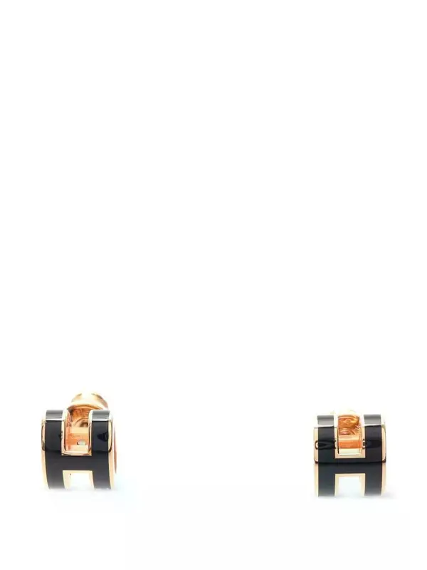 Hermès 2010s Mini Pop H Earrings - Pink