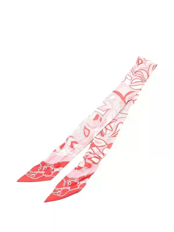 Hermès Folklore Ribbon Scarf - Pink