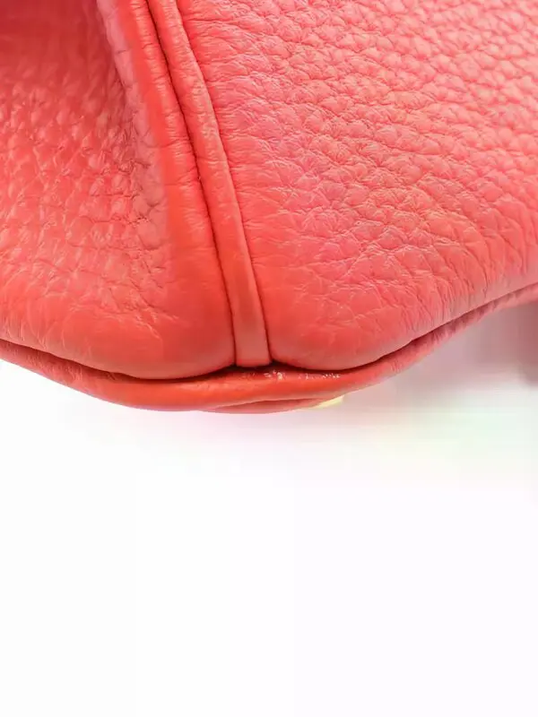 Hermès Birkin 25 Grained Leather Tote - Red