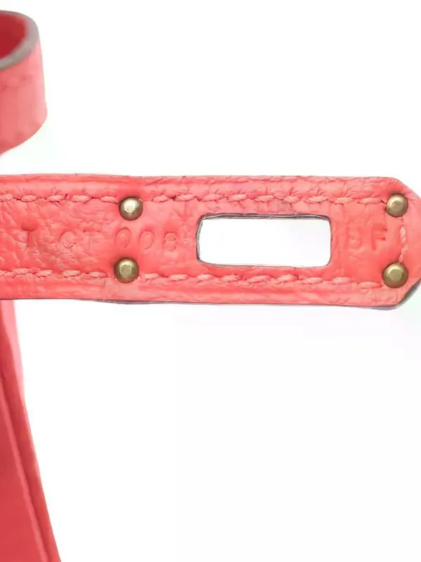 Hermès Birkin 25 Grained Leather Tote - Red