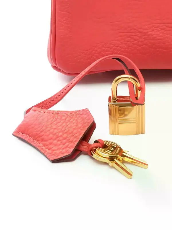Hermès Birkin 25 Grained Leather Tote - Red