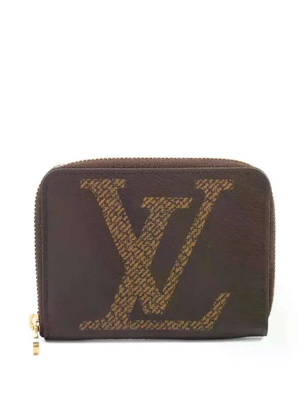 LOUIS VUITTON 2021 Monogram Zip Coin Wallet - Brown