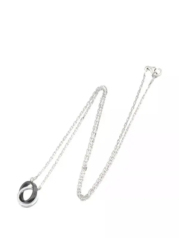 CARTIER Baby Love Diamond Necklace - Silver