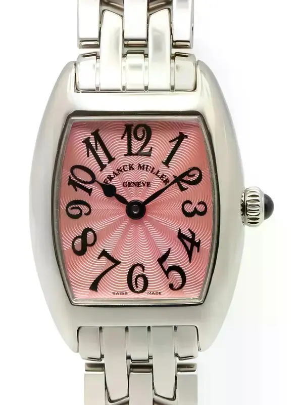 Franck Muller 2010s Cintrée Curvex 27mm Watch - Pink